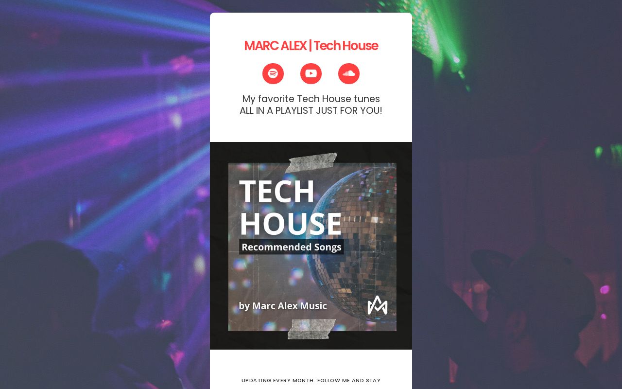 MARC ALEX | Tech House